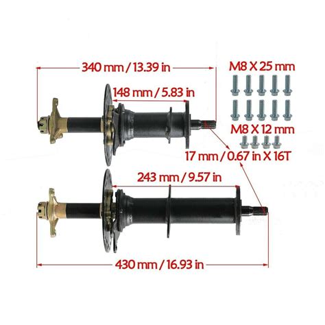 30 Rear Differential Axle 1000w Motor Kit Front Drive Axle Swing Arm
