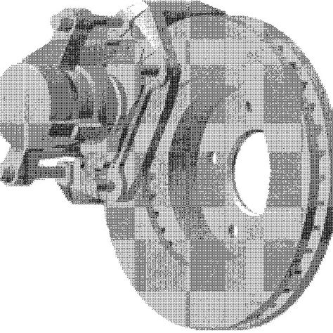 Finite Element Mesh For The Stationary Components Fig 1 Whole Disc