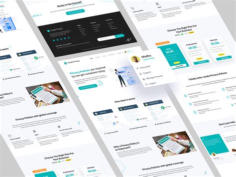 Privacy Policy Generate Website Design Ui By Madhu Miah For Upnow