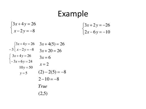 2 equations 2 Variables Graphically Substitution Elimination - ppt download