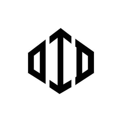 Premium Vector Oid Letter Logo Design With Polygon Shape Oid Polygon