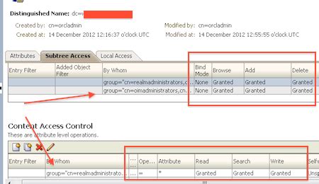 How To Debug OID LDAP Error Code Insufficient Access Rights