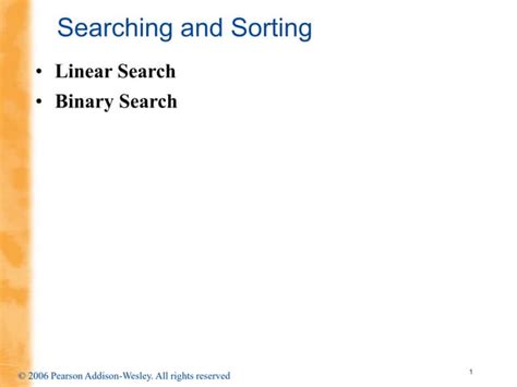 Searching Algorithms For Students Of Cs And It Using C Ppt