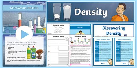 Discovering Density Activity Pack Science Understanding