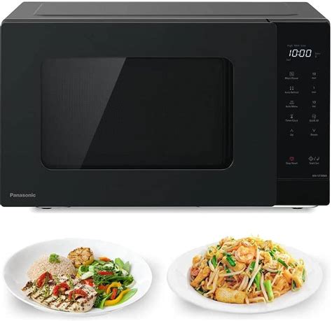 Panasonic 25l Compact Solo Microwave Oven Nn St34nb900w Push Open