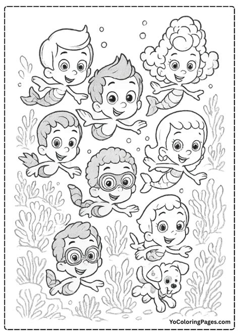 Bubble Guppies Coloring Pages 22 Free Printables Pdfs
