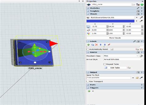 source object and its properties pane download scientific diagram