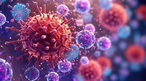 현미경으로 본 인플루엔자 바이러스 세포의 3차원 의학적 삽화 박테리아 미생물 바이러스 배경 일러스트 및 사진 무료 다운로드 Pngtree