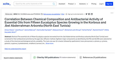 Correlation Between Chemical Composition And Antibacterial Activity Of Essential Oils From