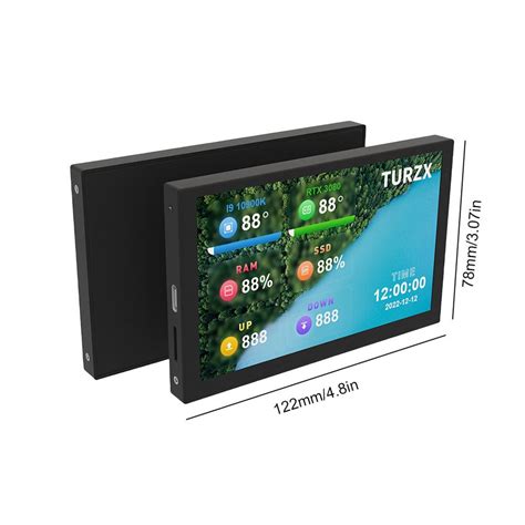 5 Inch Ips Secondary Screen Mini Computer Usb Display Pc Temperature Display New Ebay Australia