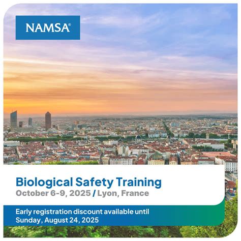 🌍 Biological Safety Training For The Medical Device Community Namsa