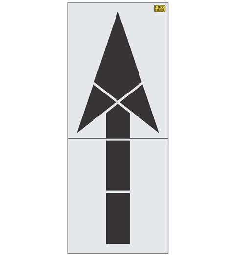 120 California Dot Straight Arrow Stencil Rae Products And Chemicals