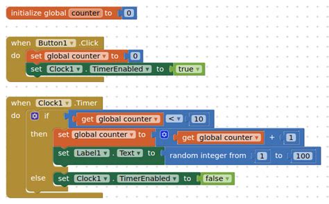 Random Numbers And Timers Mit App Inventor Help Mit App Inventor