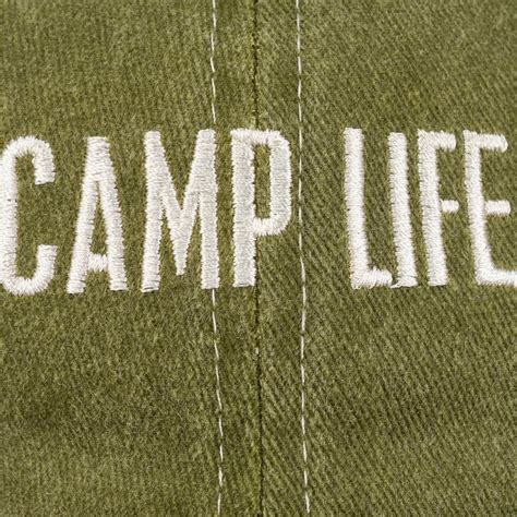 Camp Life Baseball Cap Primitives By Kathy