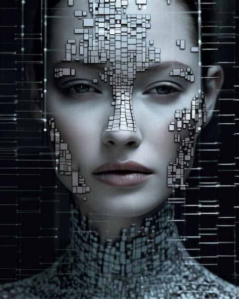 Premium Photo Generative Ai Futuristic And Technological Scanning Of