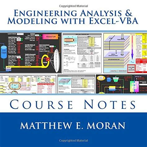 engineering analysis and modeling with excel vba course notes moran
