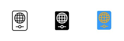 Passaporte Internacional Chip De Documento Pessoal Visto De Viagem