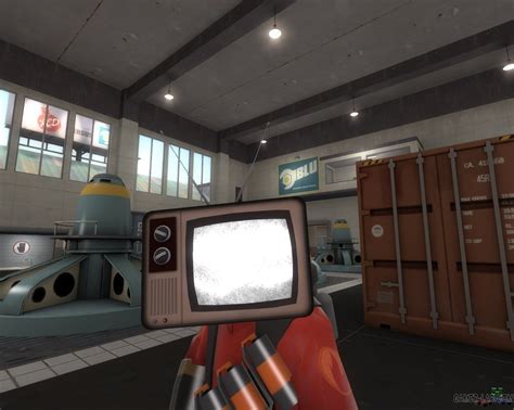 Pyro Tv Hat V2 Hats Team Fortress 2 Модели оружия Склад Source Hl2