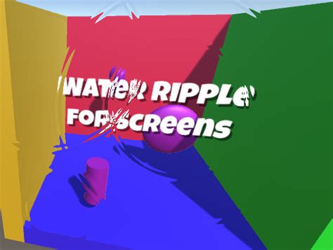 Water Ripple For Screens Fullscreen And Camera Effects Unity Asset Store
