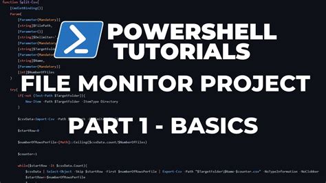 Powershell Tutorials File Integrity Monitor Project Part 1 The