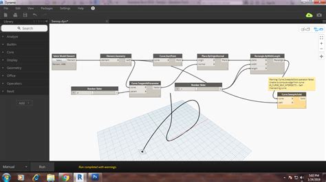 Sweep As Solid Self Intersecting Curve Problem Geometry Dynamo