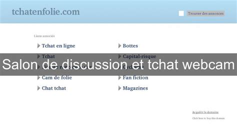 Salon De Discussion Et Tchat Webcam Chat