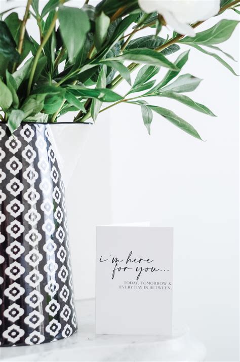 Here For You Card Paperscript