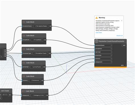 Creating Shared Parameters In Revit Project Using Dynamo Revit Dynamo