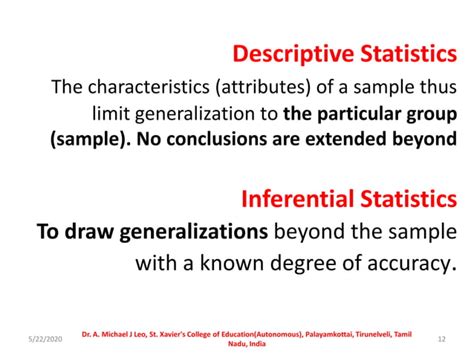 Quantitative Data Analysis Standard Error Effect Size Scales Of