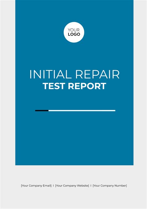 free test report templates to edit online and print