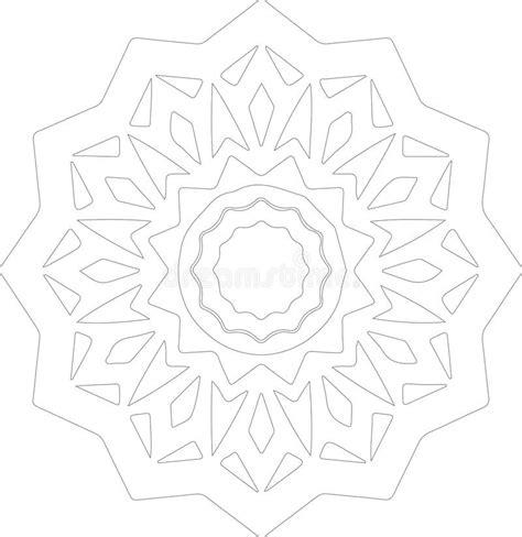 Octagon Outline Silhouette Generative Ai Stock Vector Illustration Of