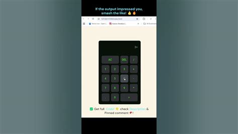 🔢 Simple Calculator Using Html Css And Javascript Webdevelopment