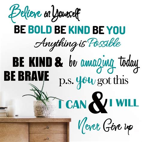 Inspirational Quote Wall Decals At Shanita Matheny Blog