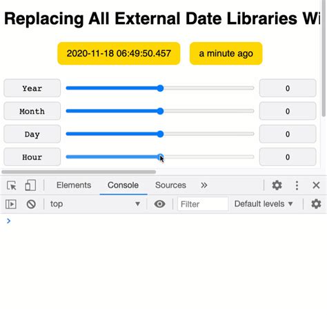 Replacing All External Date Libraries With Lines Of Code In AngularJS