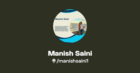 Manish Saini Twitter Instagram Linktree