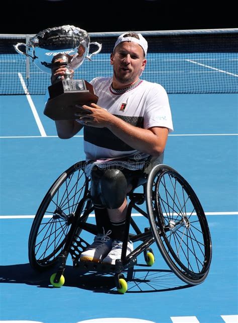 Grand Slam Champion Dylan Alcott Of Australia During Trophy Presentation After 2019 Australian