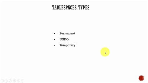 041 Oracle Dba Complete Tutorial Tablespace Concepts Youtube