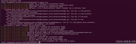 Autodl中jupyterlab服务异常，请ssh登录卸载jupyterlab后重装问题jupyterlab服务异常请ssh登录卸载
