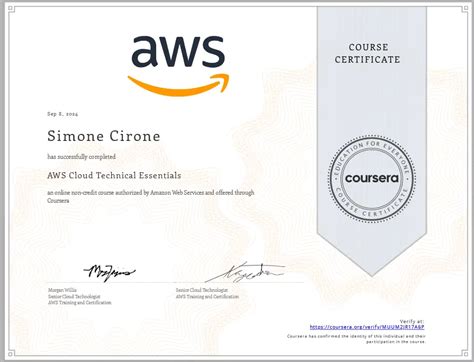 Certificazione Amazon Web Services Aws Cloud Technical Essentials