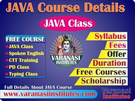 Java Course Details Fees Duration Scope Syllabus Admission Jobs
