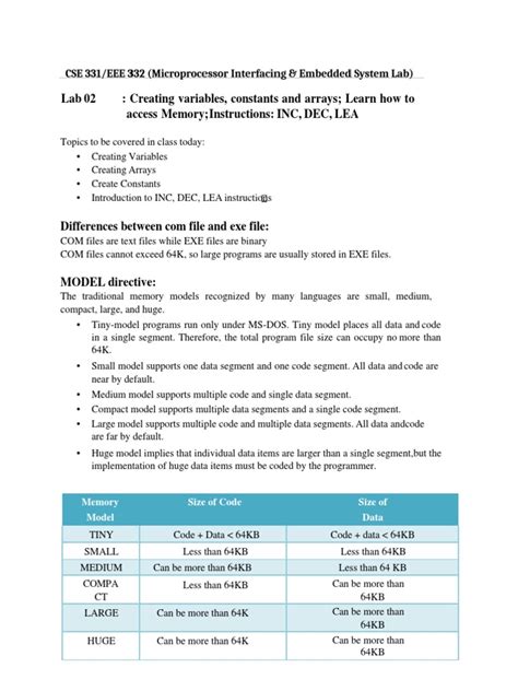 Lab 02 Pdf Data Computer Programming