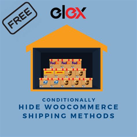 ELEX Hide WooCommerce Shipping Methods Plugin Free ELEXtensions