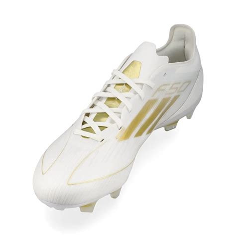 Adidas F50 Pro Fg Day Spark Footwear Whitegold Metallicfootwear White