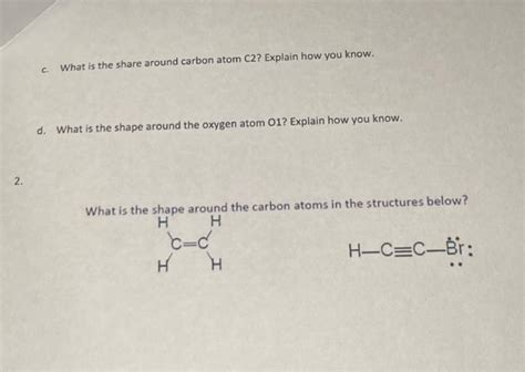 Solved Consider The Following Molecul A What Is The Chegg