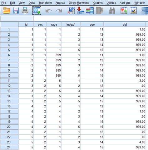 Transposing Data Multiple Time Points Hindsite