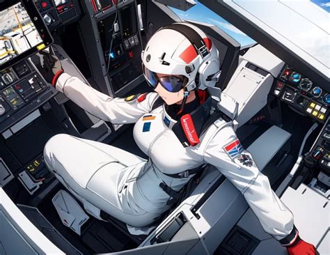 Air Force Girl Image Created By Nga Tensorart