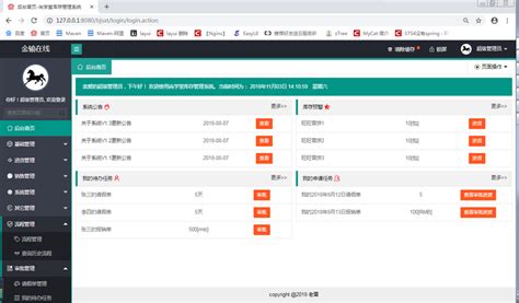 基于java springboot layui shiro的仓库管理系统