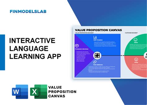 Interactive Language Learning App Value Proposition Canvas 2025