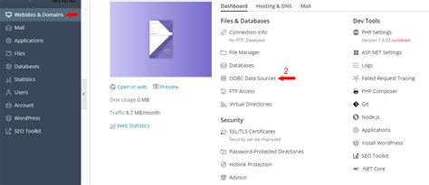 Creating Odbc Dsn Connection Plesk Netspace™ India
