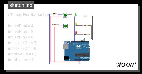 Dimas Nur Ramadhan 20200130007 No 4 Wokwi ESP32 STM32 Arduino